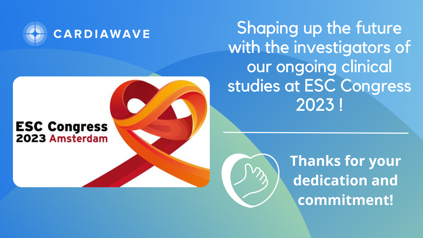 Gratitude and Collaboration at ESC Congress 2023 ! – Cardiawave